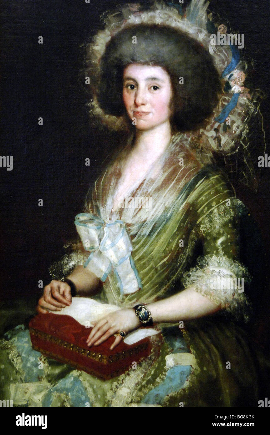 GOYA, Francisco (1746-1828). Spanish painter and engraver. MANUELA ...