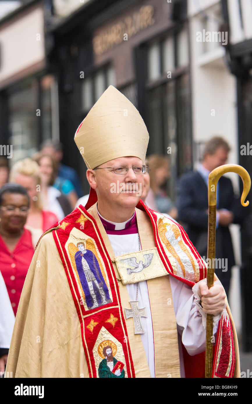 Rt Revd Alan Smith, 10th Bishop of St Albans during his inauguration ...