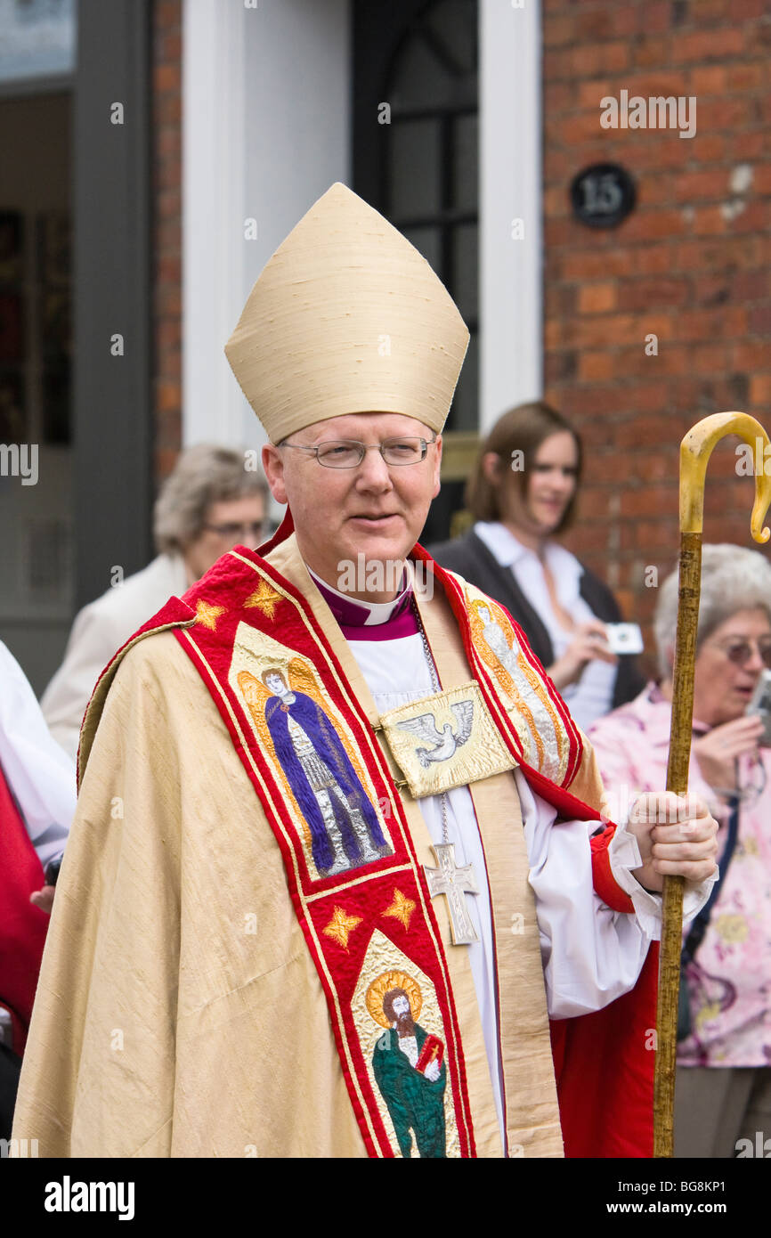 Rt Revd Alan Smith, 10th Bishop of St Albans during his inauguration ...