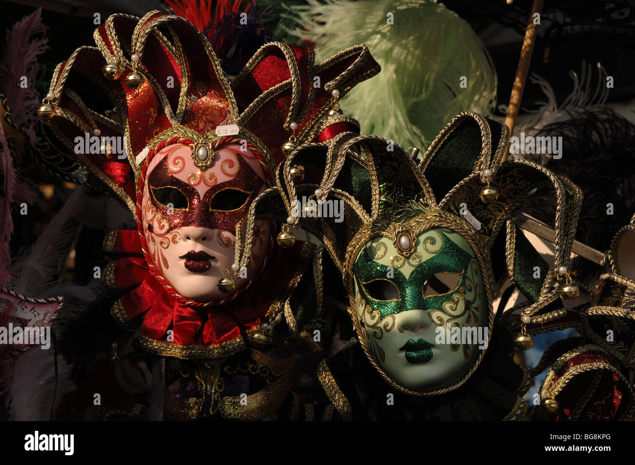 Carnival of Venice. Masks. Italy Stock Photo - Alamy