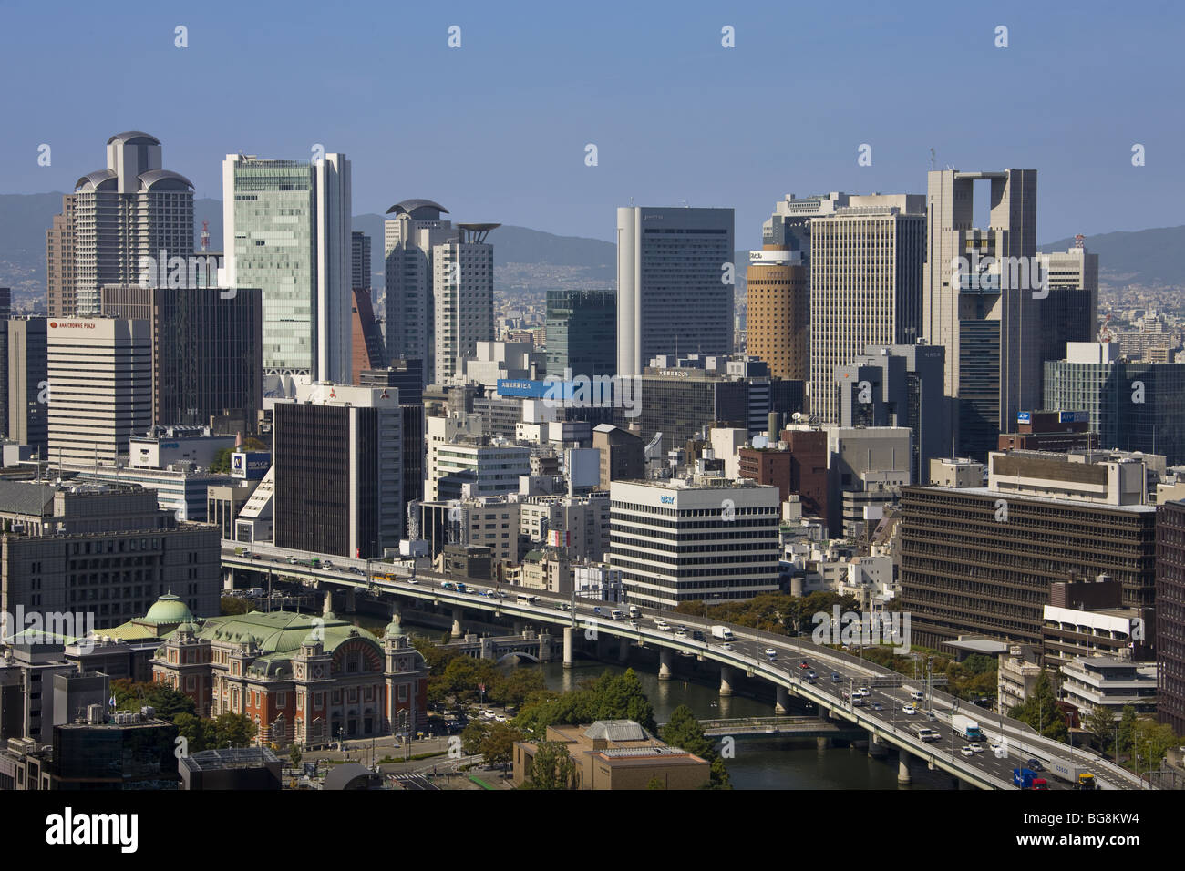 JAPAN. OSAKA. Overview of the Umeda district Stock Photo - Alamy
