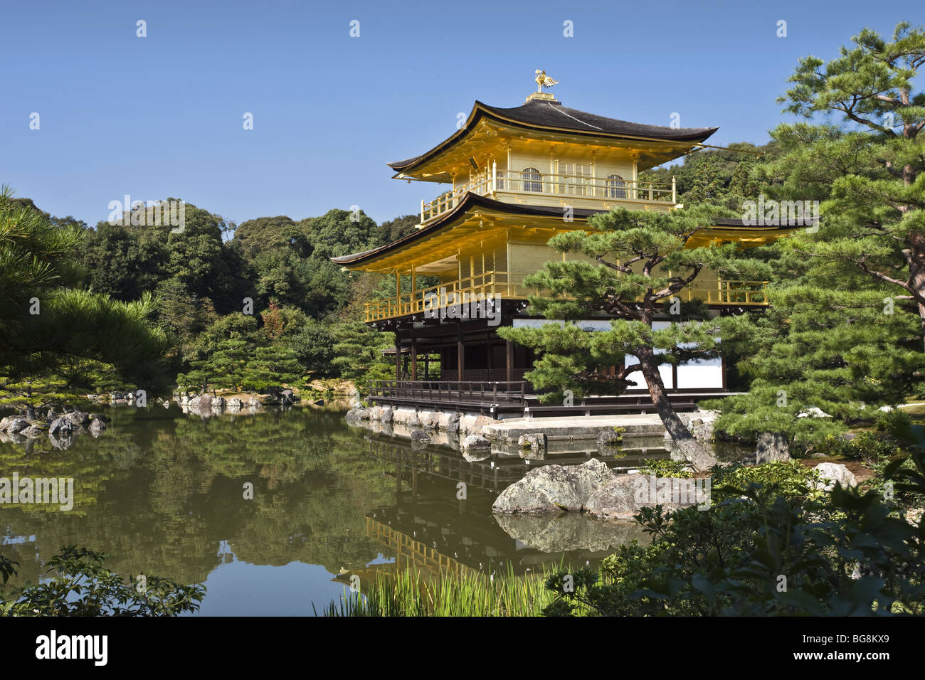 JAPAN. KYOTO. The Golden Pavilion (Kinkaku-ji Stock Photo - Alamy