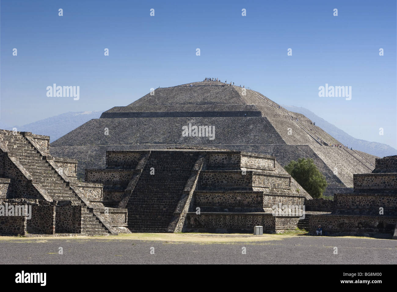 PRE-COLUMBIAN ART. MEXICO. Archaeological Sites of Teotihuacan. The Sun ...