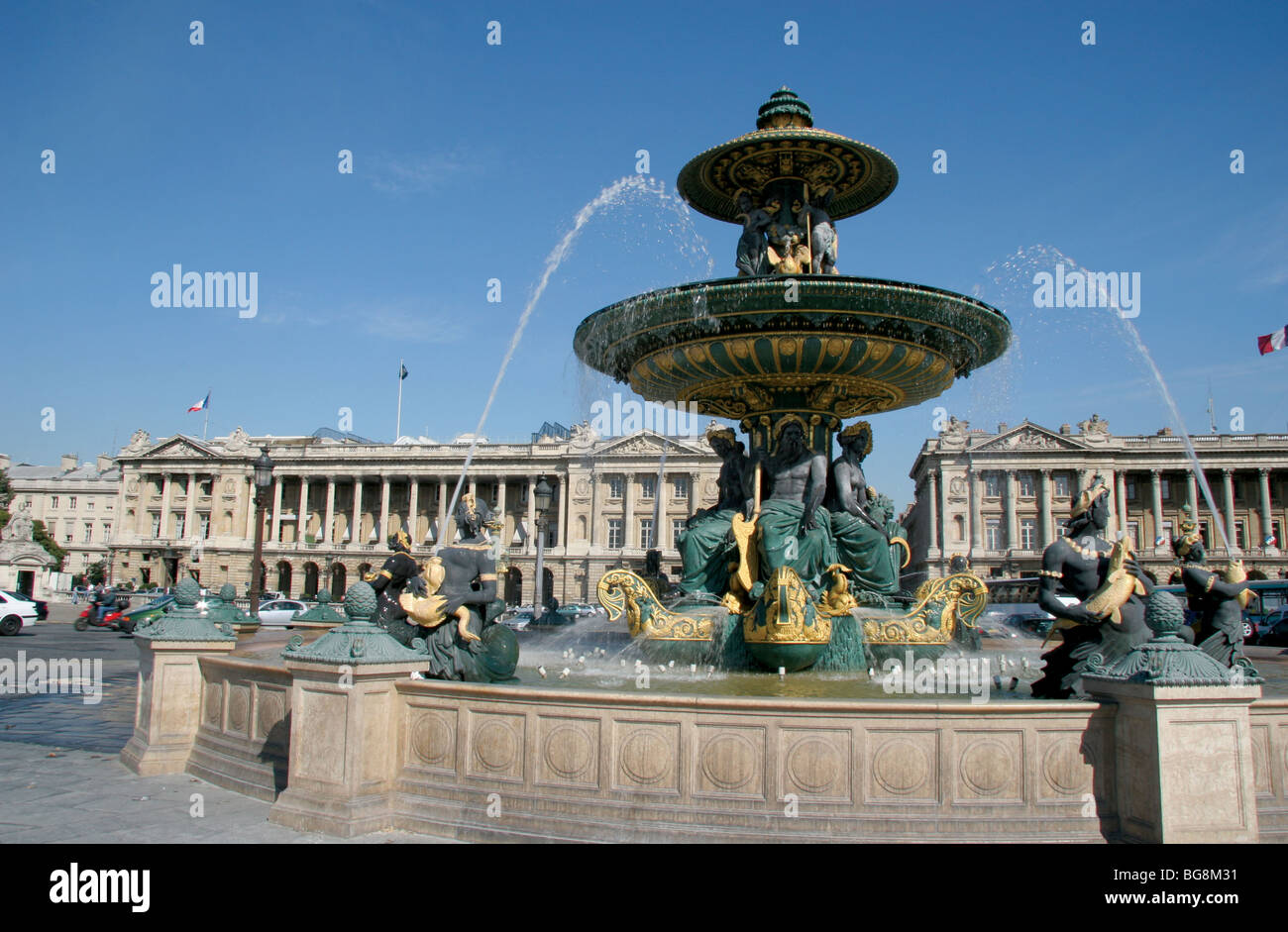 Concorde Square (The Place de le Condorde). Paris Stock Photo - Alamy