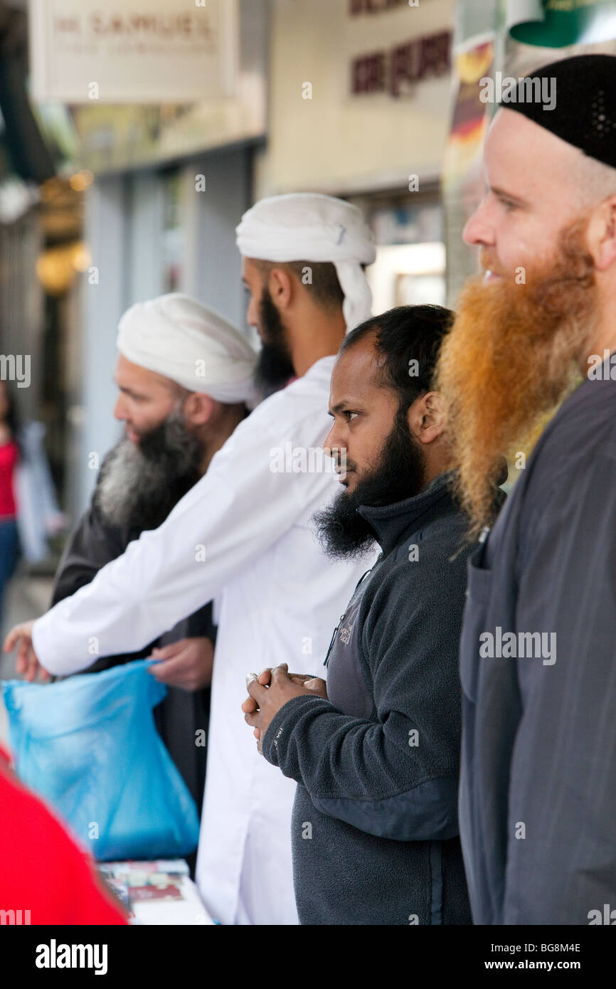 Four Muslim Men Stock Photo - Alamy