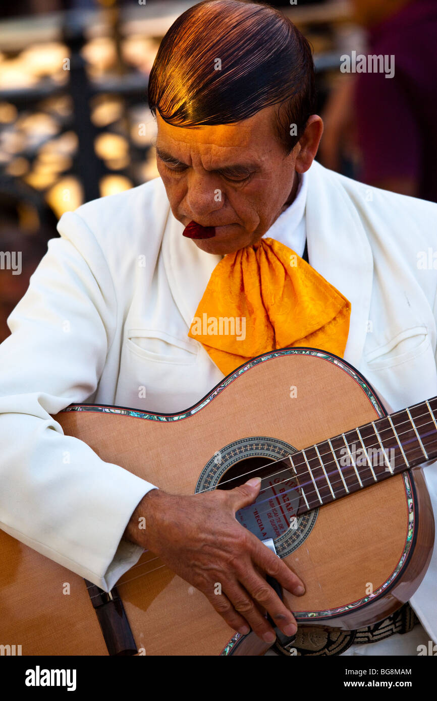 Mariachi player in Plaza in Plaza Garibaldi during Festival of Saint ...