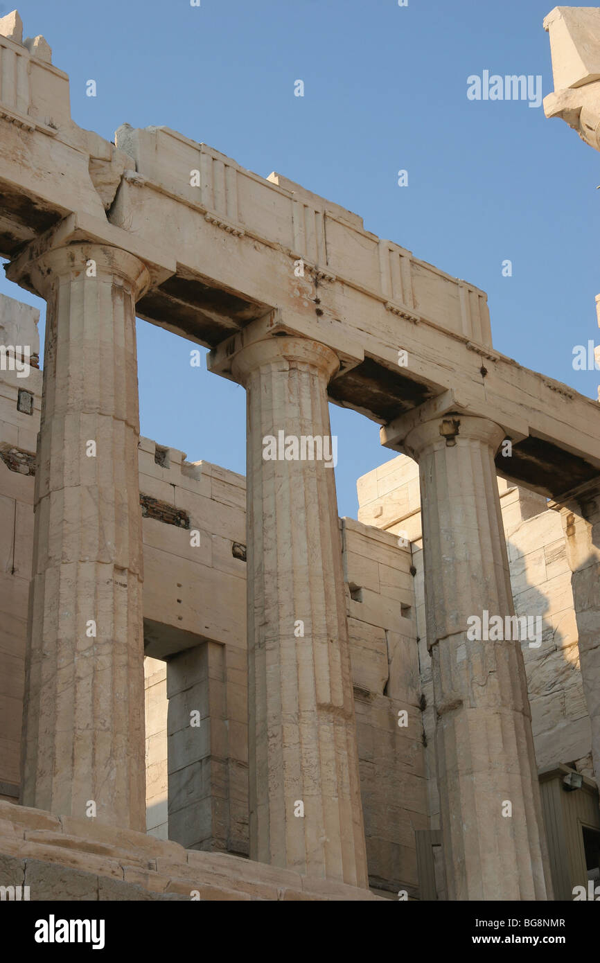 The Propylaea. Acropolis. Athens. Greece Stock Photo - Alamy