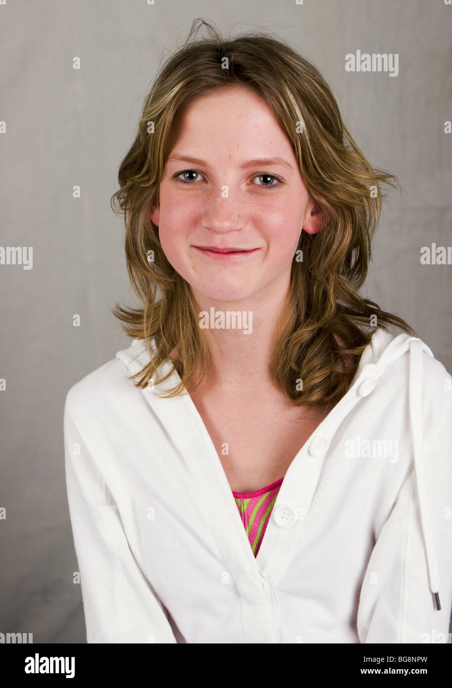White teenager girl - SerieCVS317704 Stock Photo - Alamy