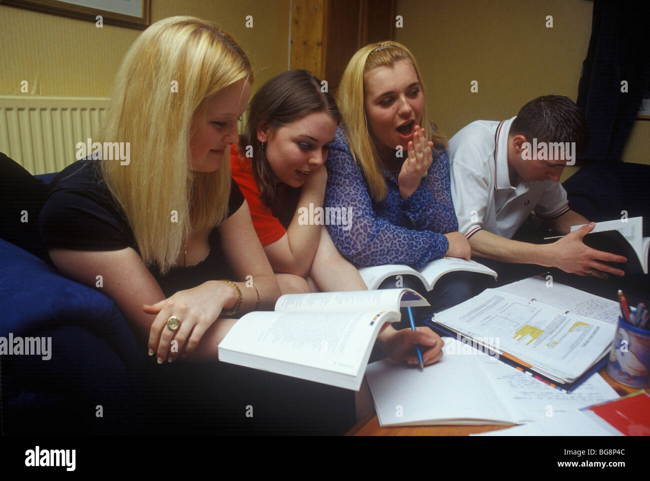 Revising together hi-res stock photography and images - Alamy