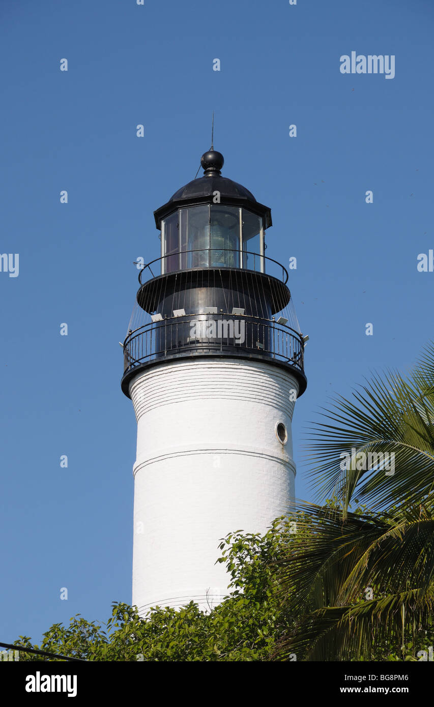 The historical Key West Lighthouse, Florida USA Stock Photo - Alamy