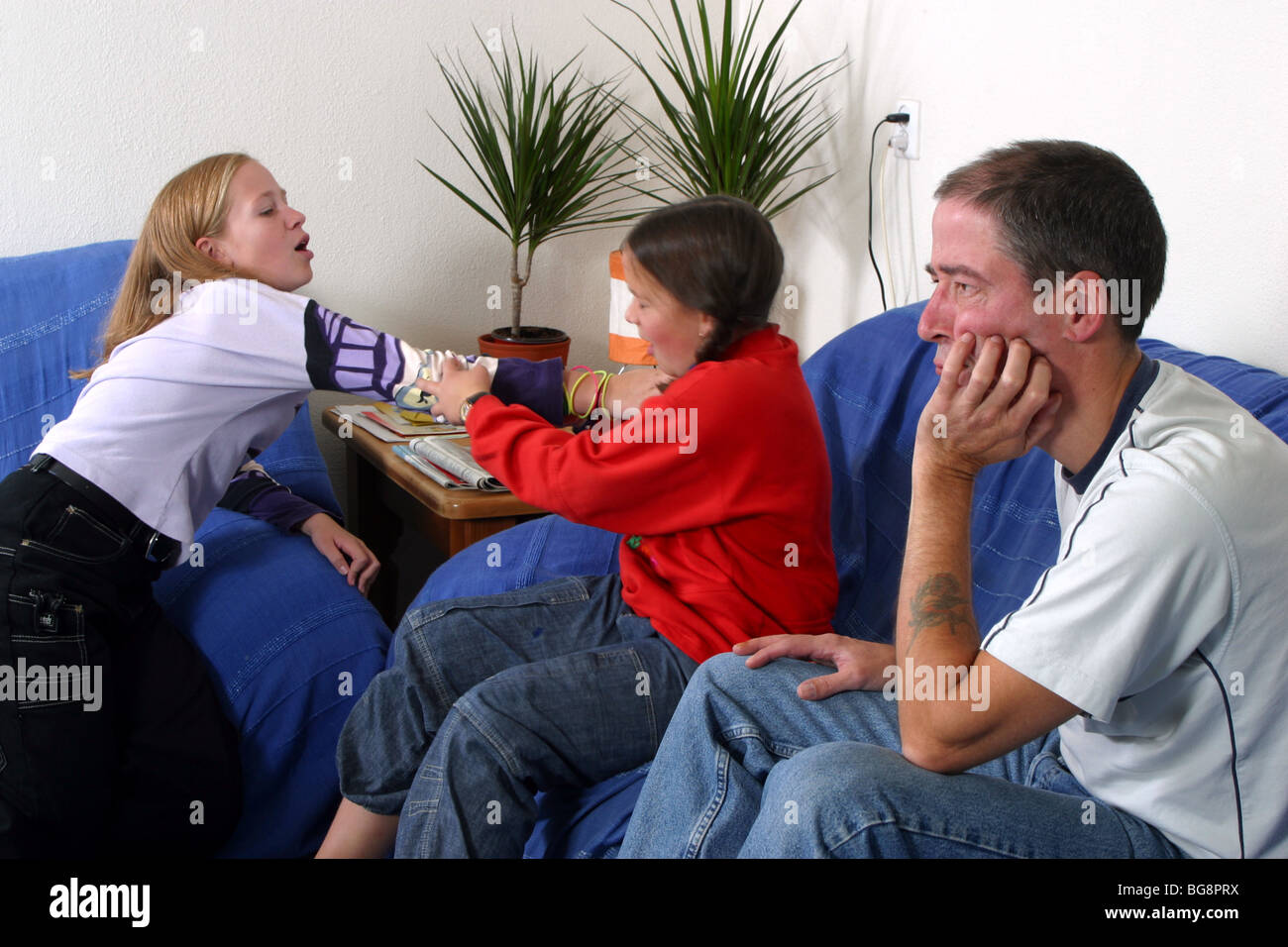 Fighting Kids Parent High Resolution Stock Photography and Images - Alamy