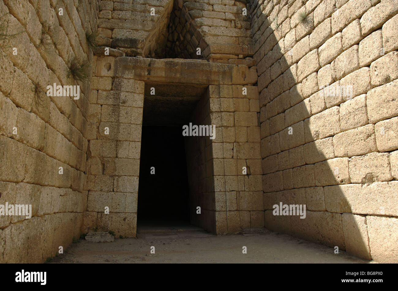 Atreus Treasure or Agamemnon Treasure. Mycenae. Greece Stock Photo - Alamy