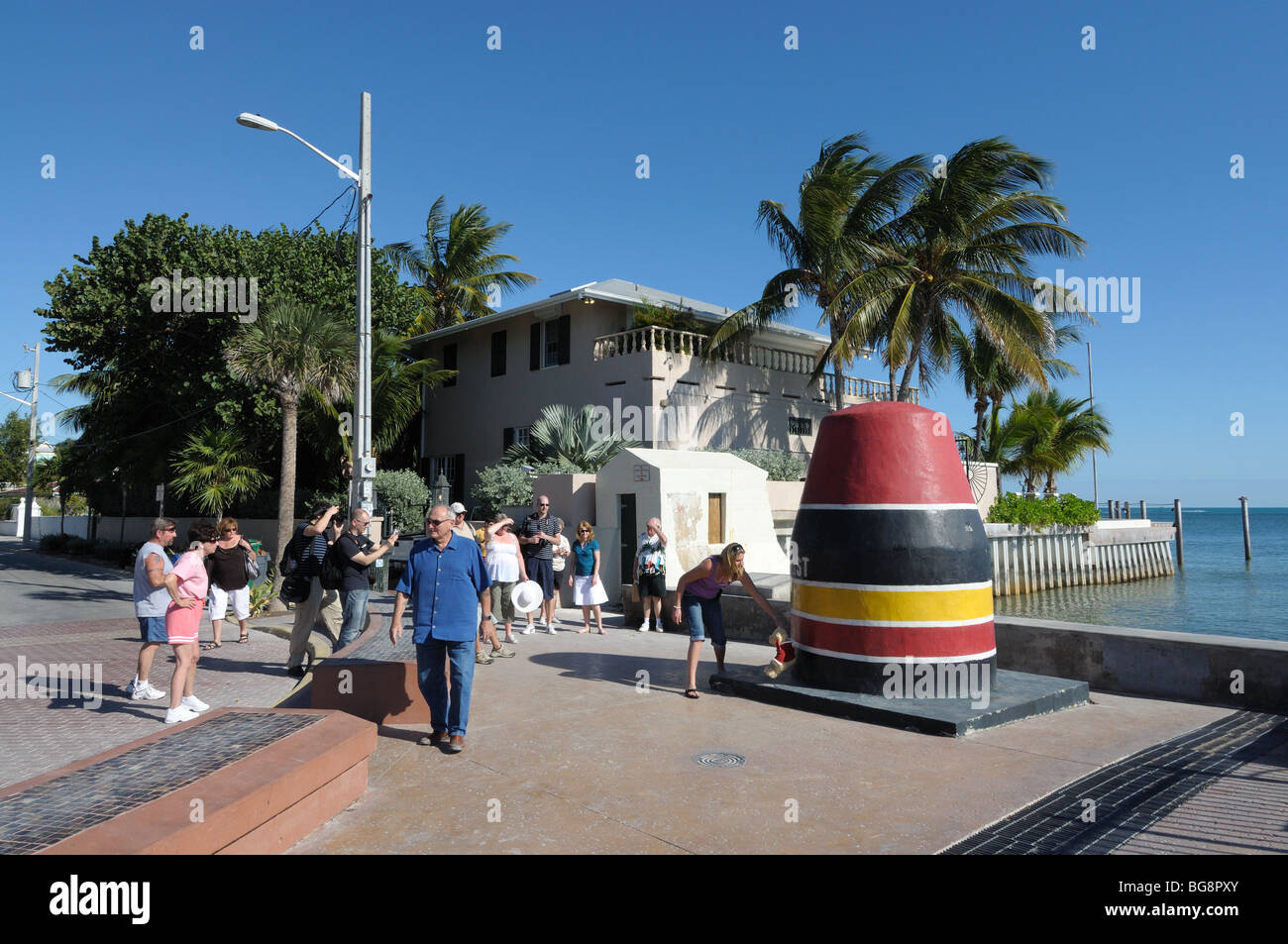 Southernmost point in continental USA, Key West, Florida Keys Stock ...