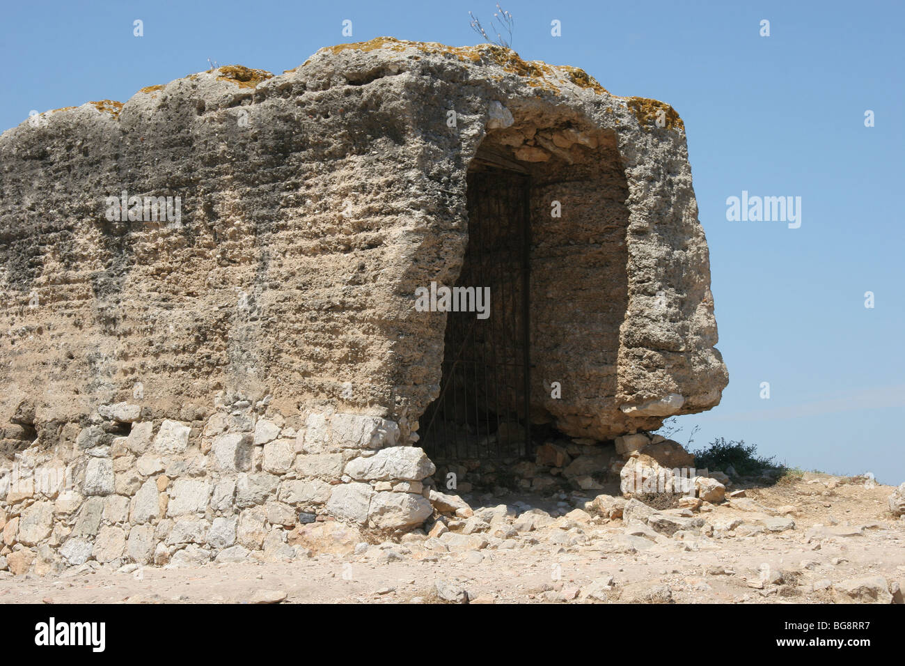 Roman city of Emporiae (Ampurias). Southern wall. Catalonia Stock Photo ...