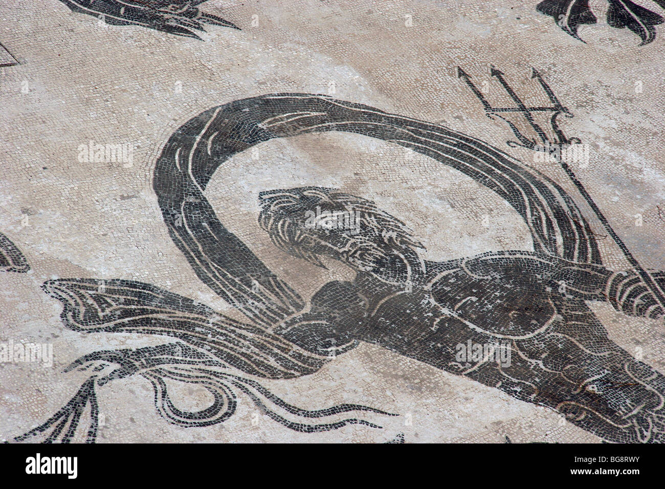 Ostia Antica. Harbour city of ancient Rome. Baths of Neptune (Terme di ...