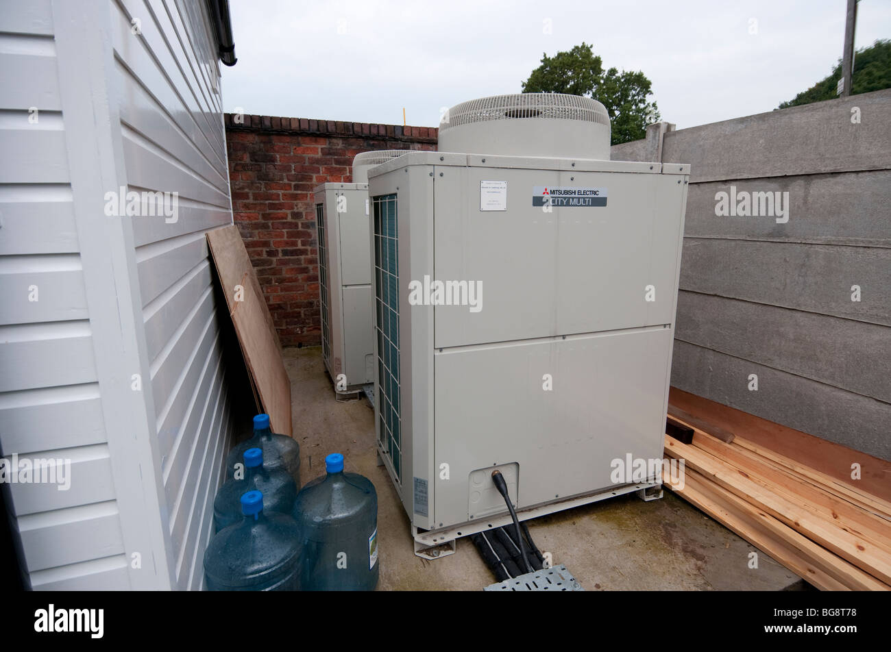 Mitsubishi Electric City Multi Air Conditioning Units Stock Photo - Alamy