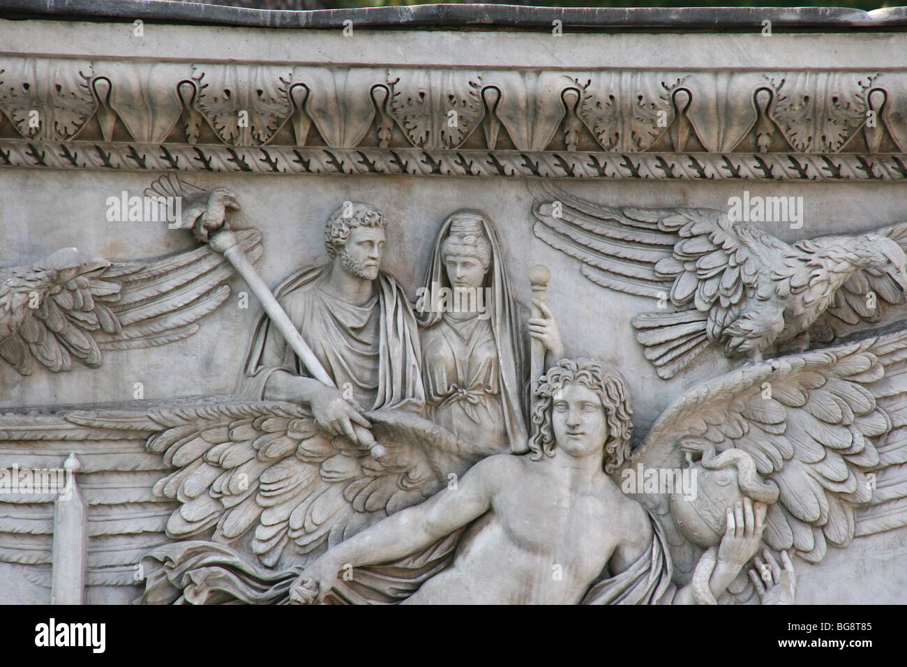 Apotheosis of Antonius Pius and his wife Faustina, from the base of the ...