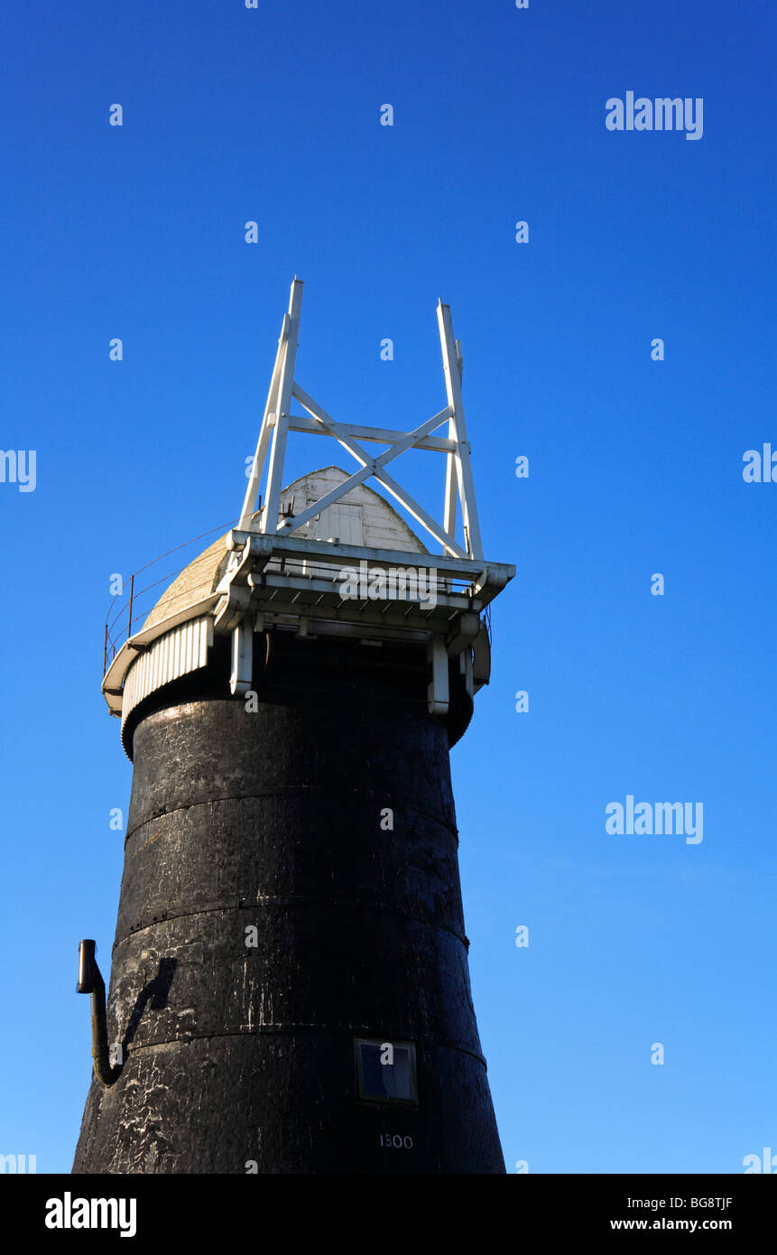 Top section of Tall Mill tower Drainage Mill at Upton, Norfolk, United ...