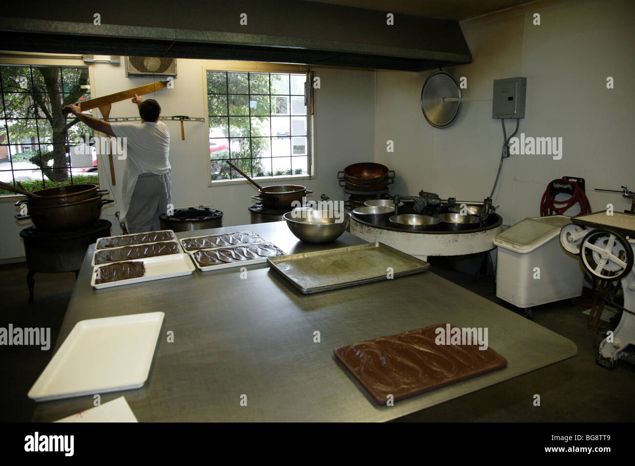 Image showing the equipment used in the early stages of Chocolate ...