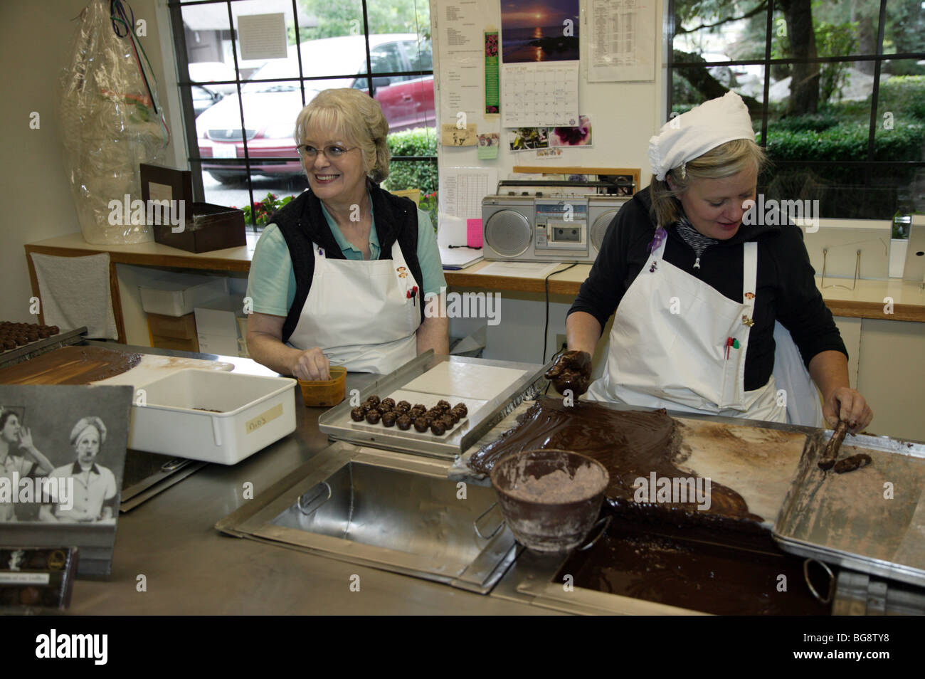 Production of chocolates hi-res stock photography and images - Alamy