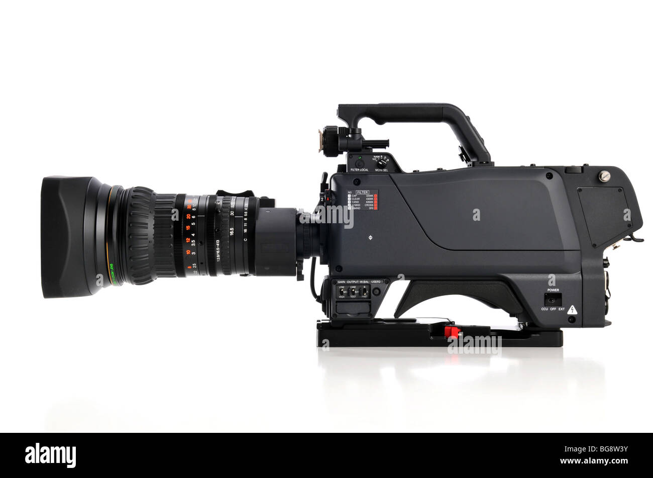 Tv studio camera facing hi-res stock photography and images - Alamy