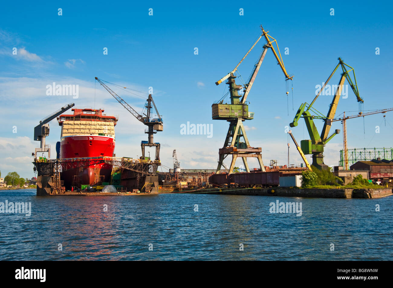 Gdansk shipyard dry dock hi-res stock photography and images - Alamy