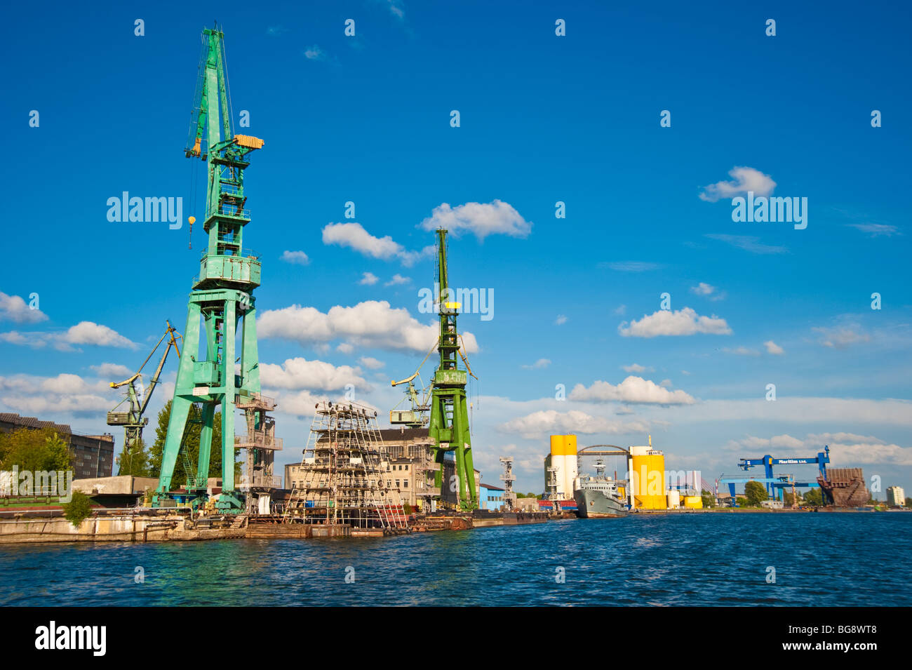 Shipyard docks poland werft danzig hi-res stock photography and images ...