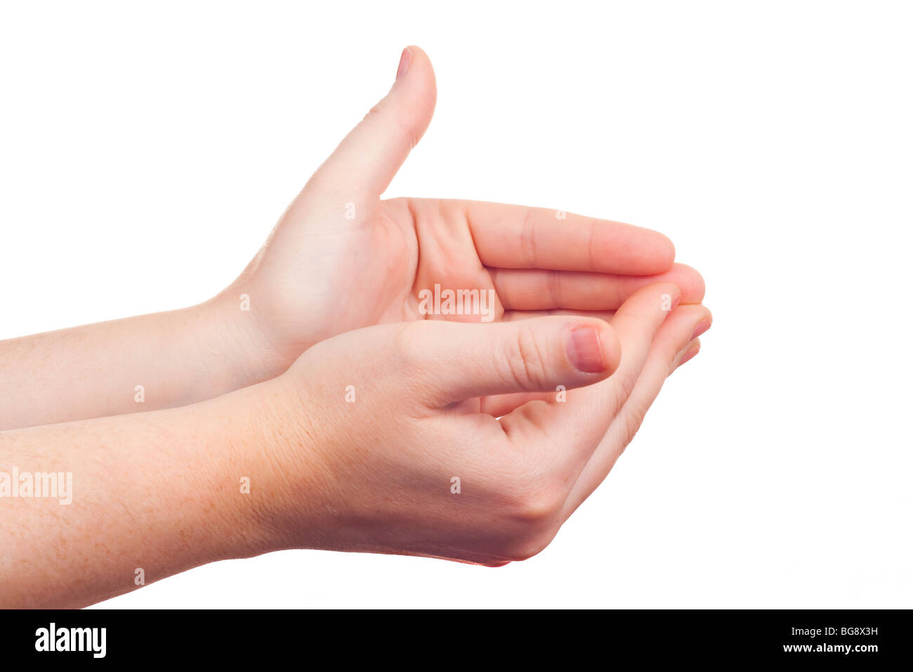 Two Hands Holding Nothing