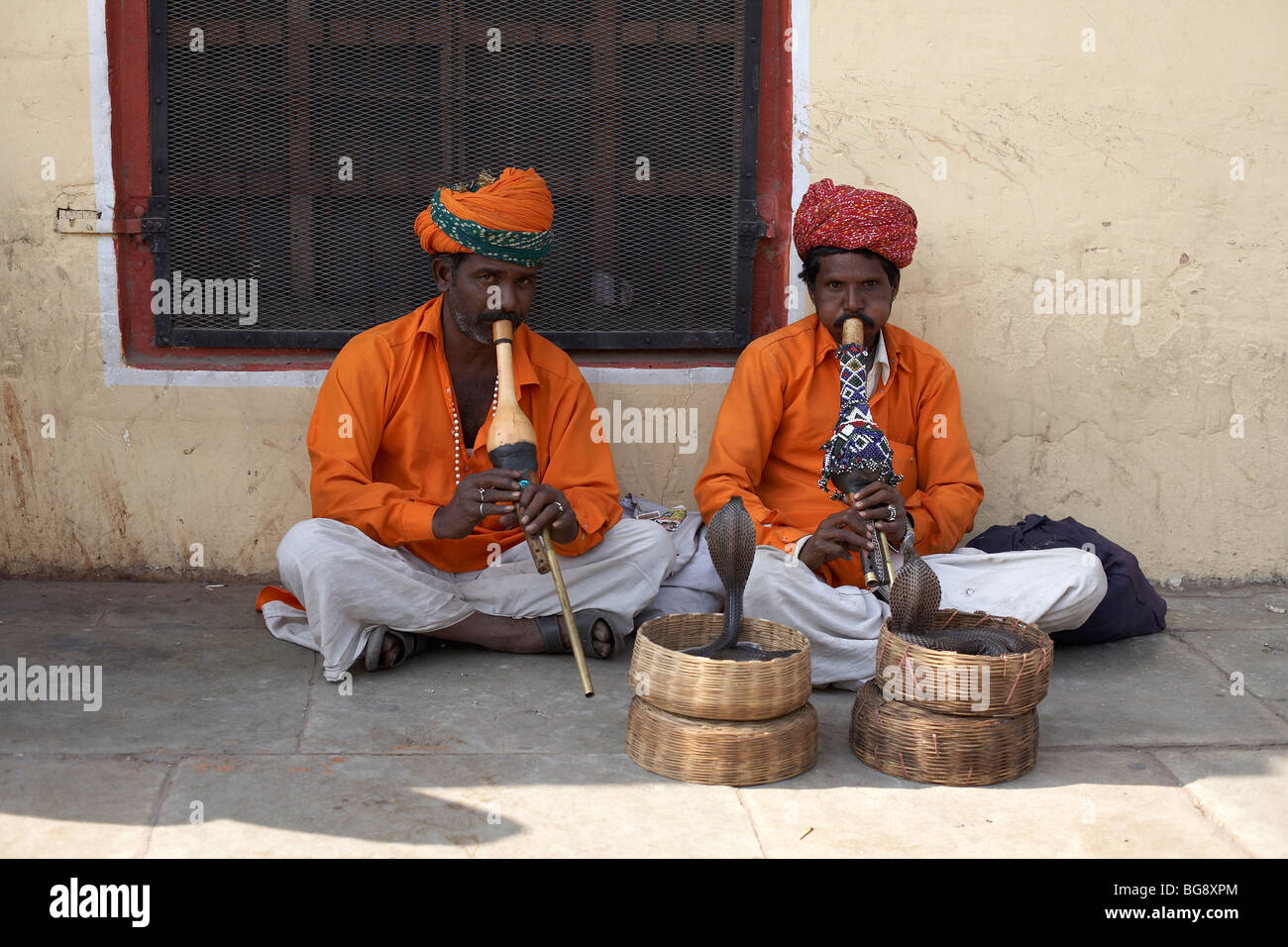 snake charmers India Stock Photo - Alamy