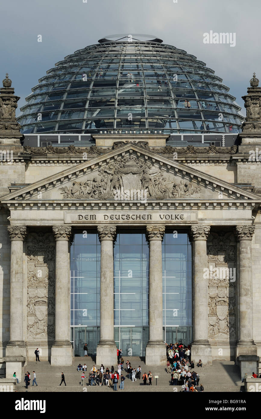 Berlin. Germany. The Reichstag German Parliament Stock Photo - Alamy