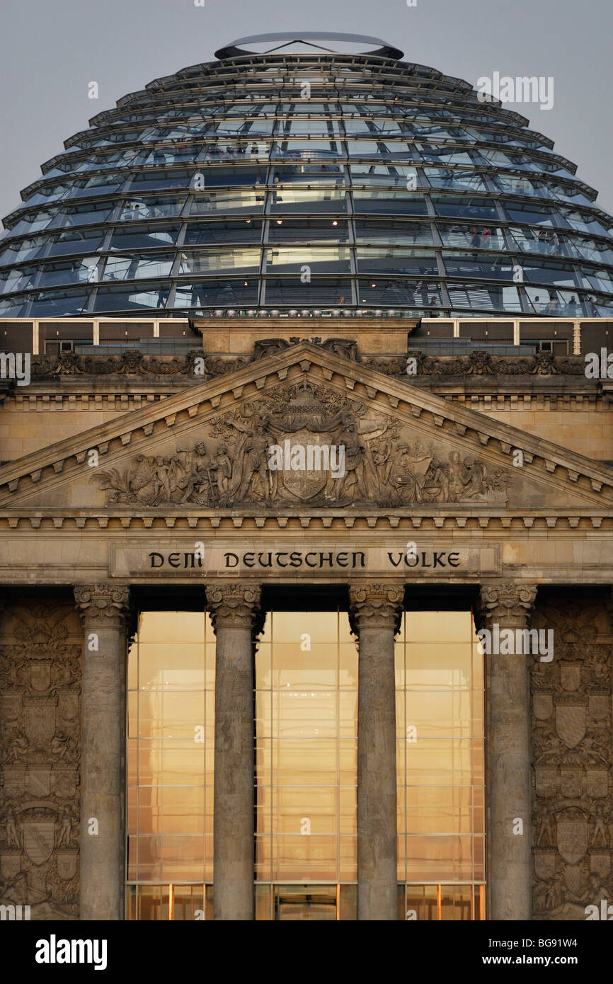 Berlin. Germany. The Reichstag German Parliament Stock Photo - Alamy