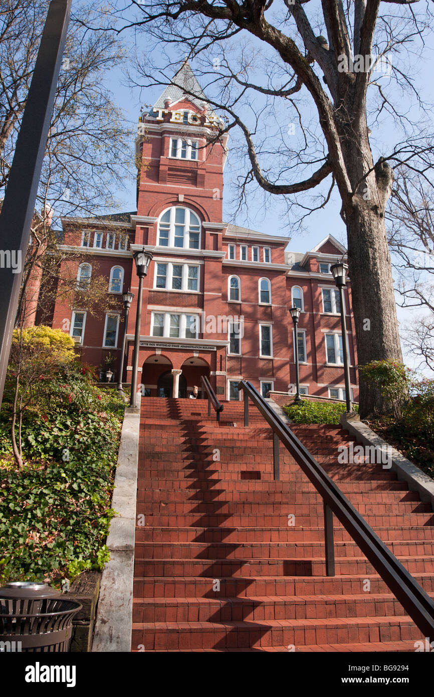 Georgia Tech Administration Building with stairs Stock Photo - Alamy