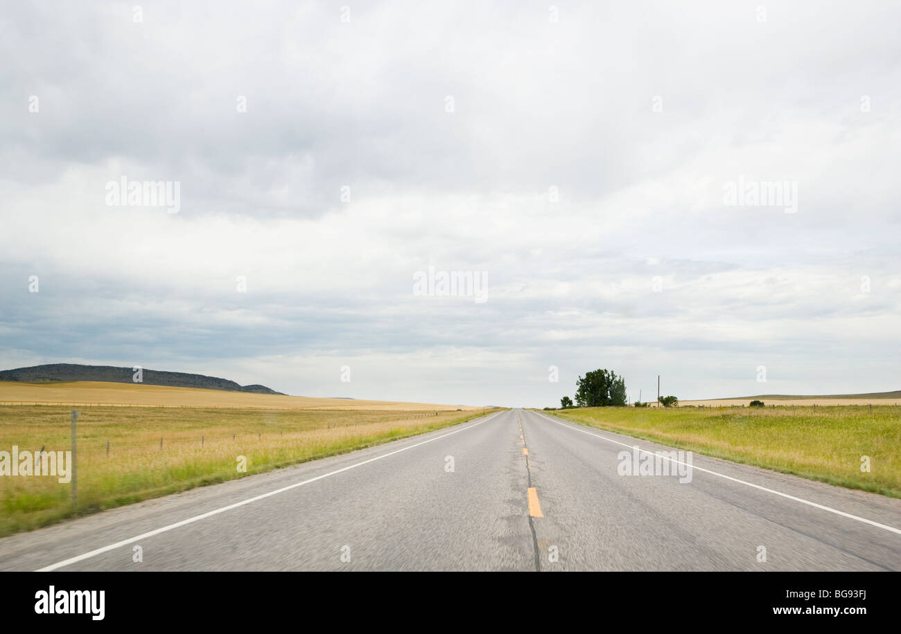 Highway 287 in Southwestern Montana, USA Stock Photo - Alamy
