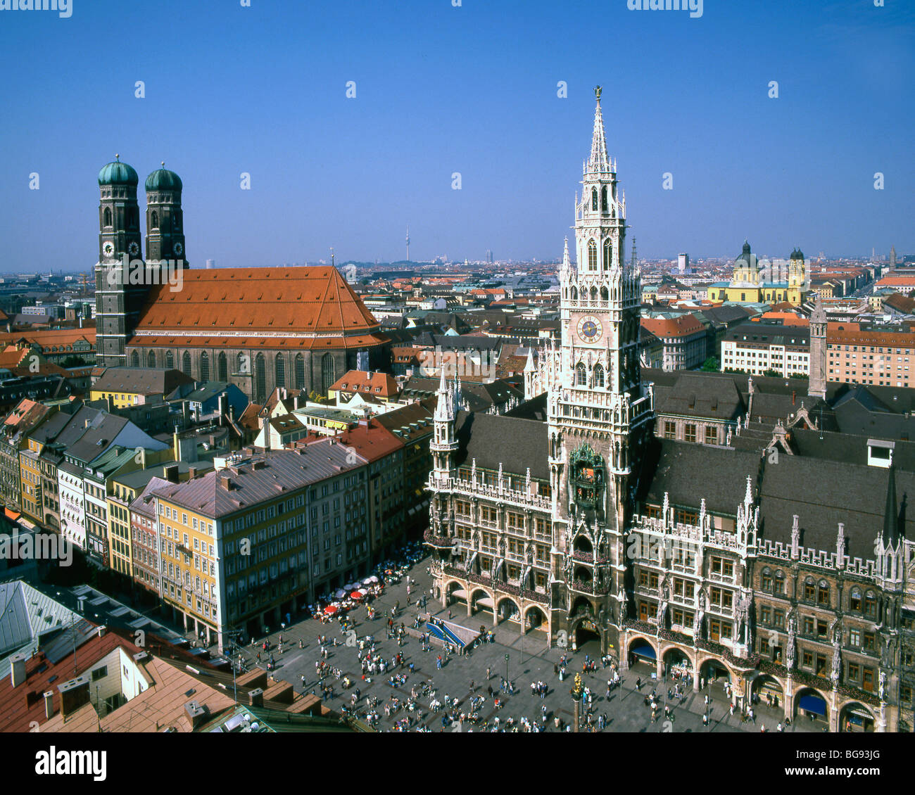 Germany Munich Marienplatz Stock Photo - Alamy