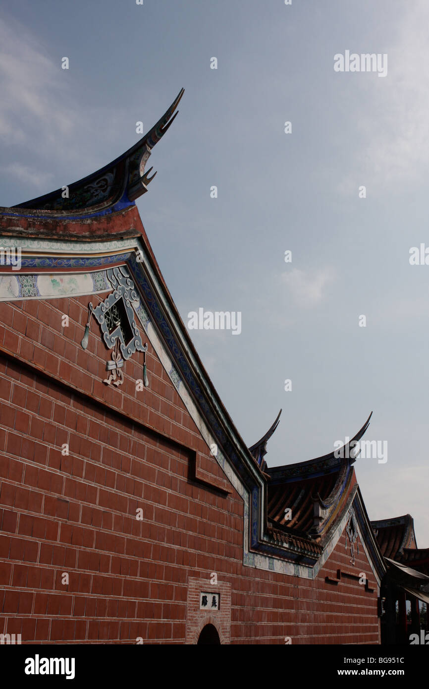 traditional taiwanese roof Stock Photo - Alamy