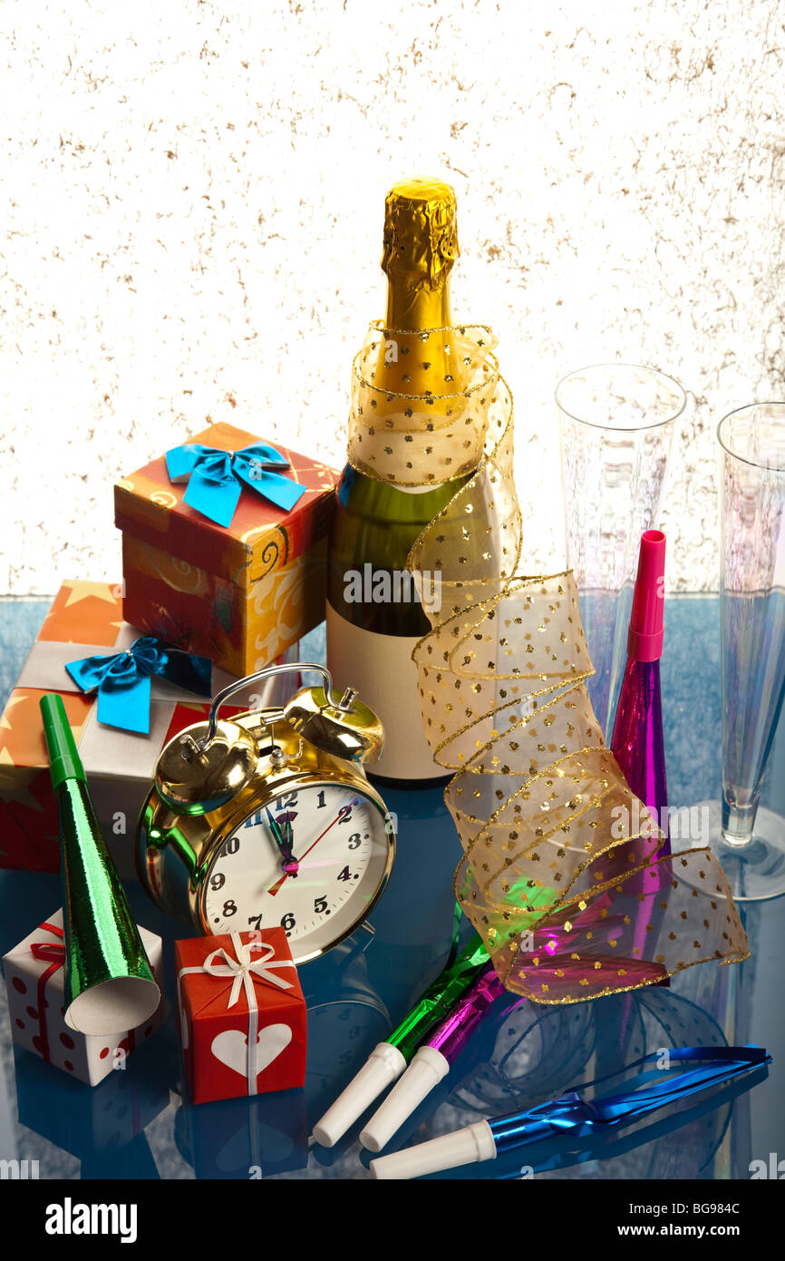 Party with champagne Stock Photo - Alamy