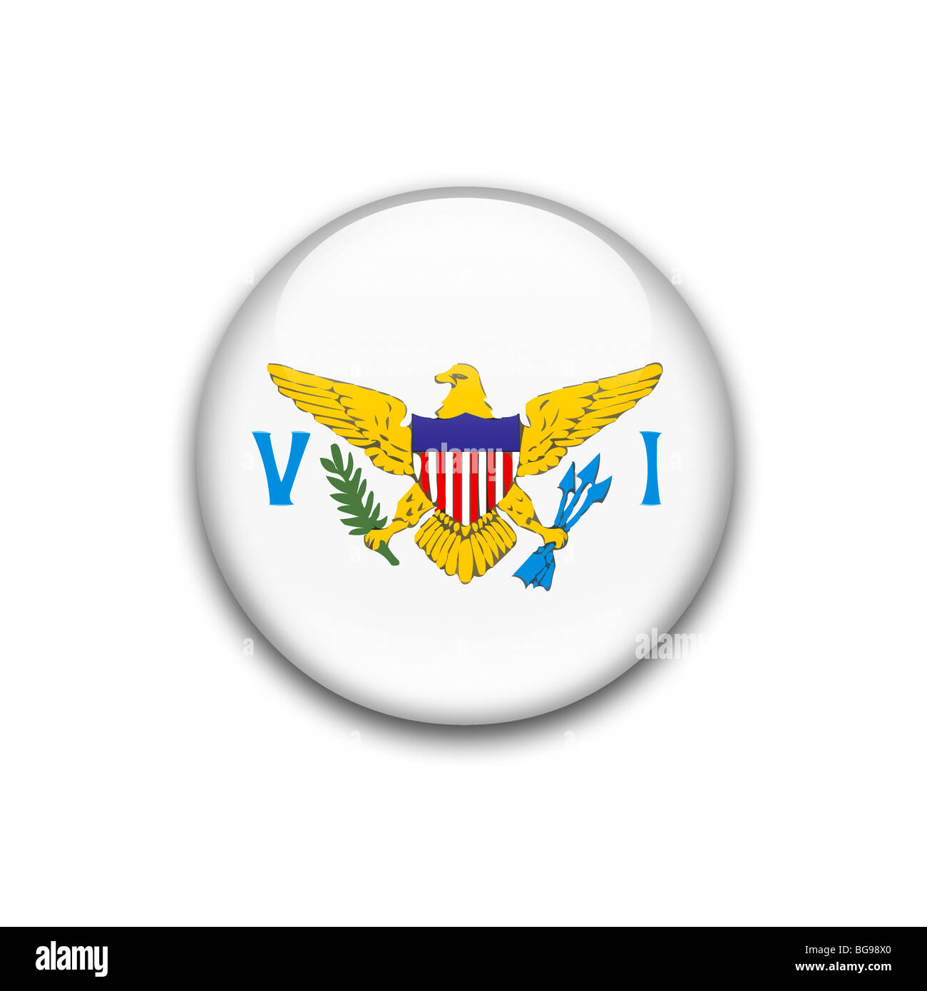 Virgin Islands flag Stock Photo - Alamy