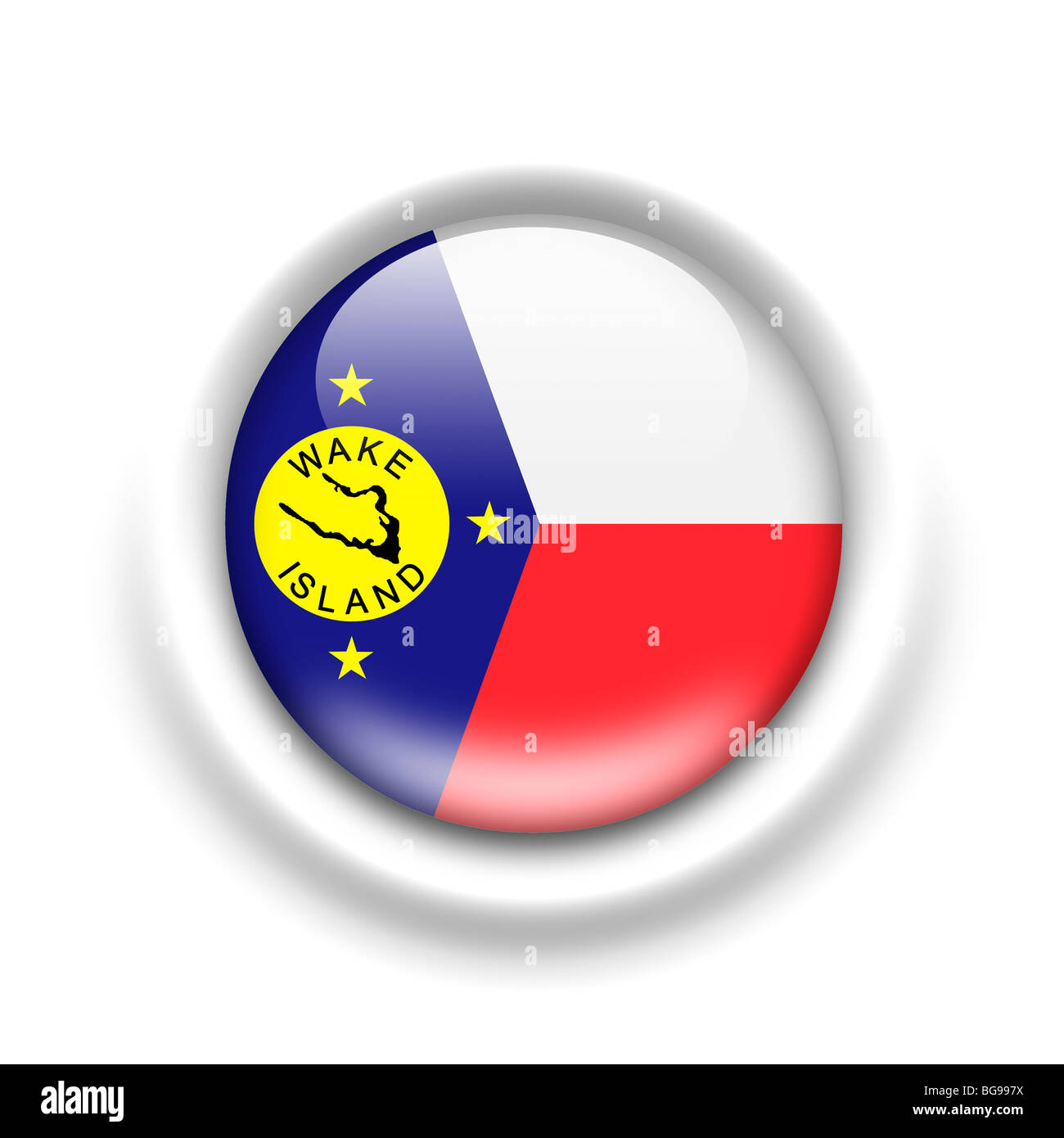 Wake Island flag Stock Photo - Alamy