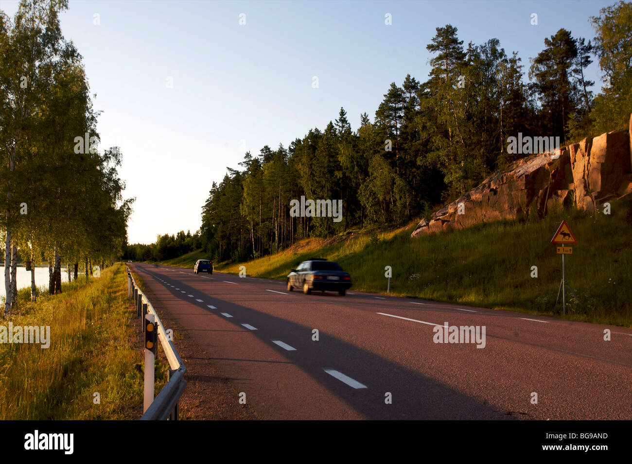 Finland, Åland Islands: route, road Stock Photo - Alamy