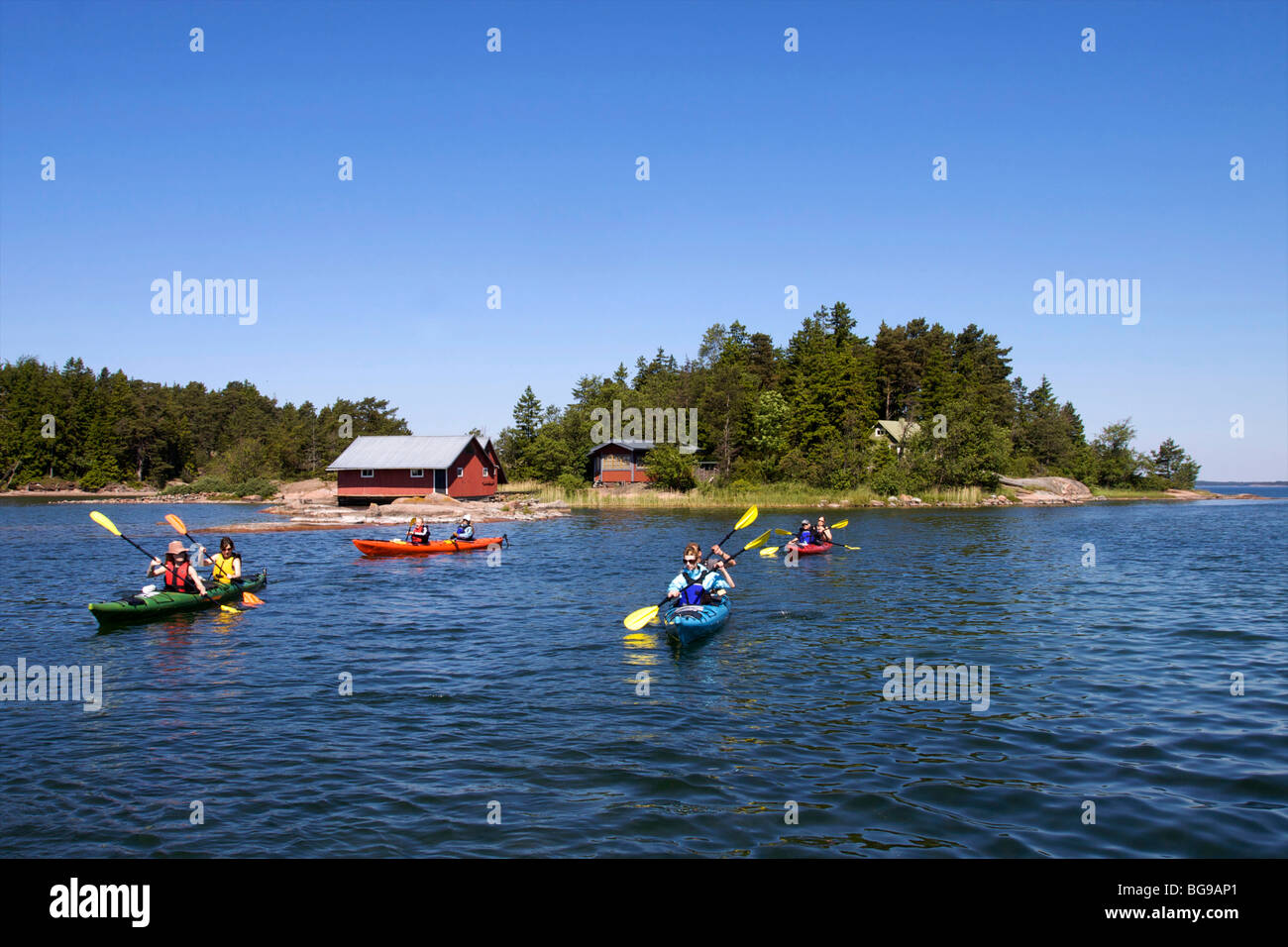 Aland islands canoe hi-res stock photography and images - Alamy