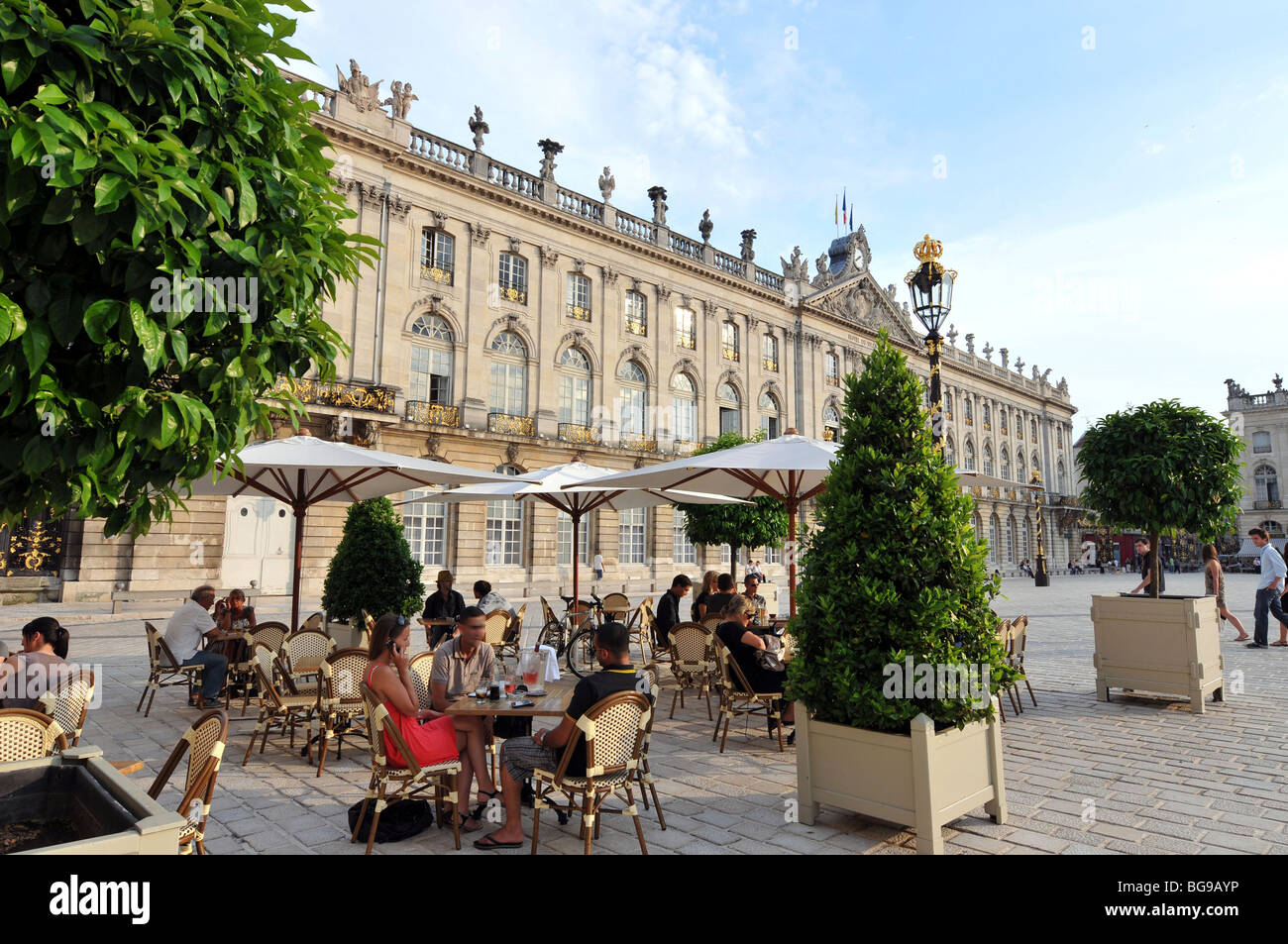 Nancy cafe terrace hi-res stock photography and images - Alamy