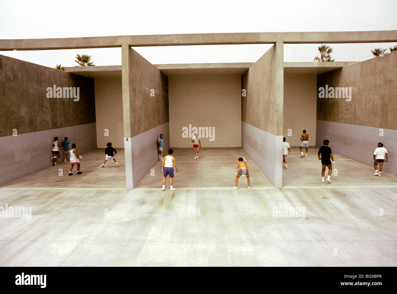 Three handball players hi-res stock photography and images - Alamy