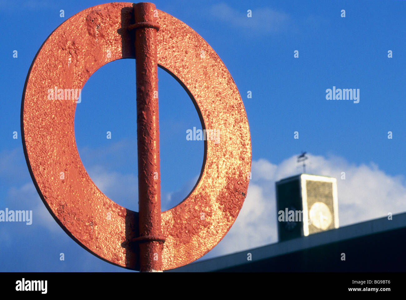 Finish post at a horse race Stock Photo - Alamy