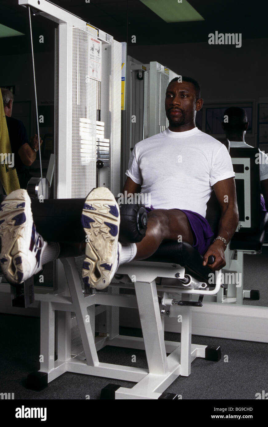 Man working out Stock Photo - Alamy