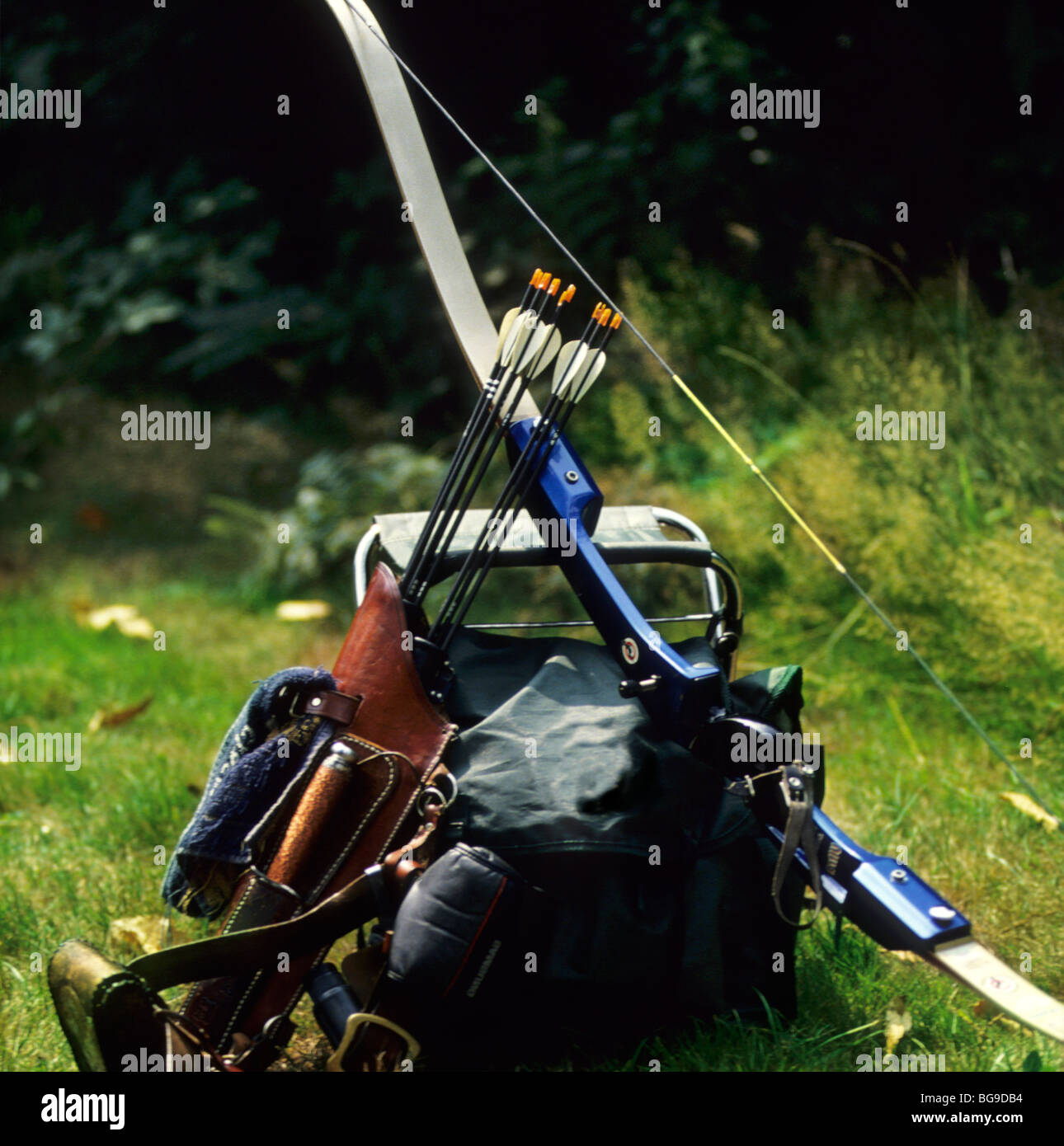 Close up archer bow arrows hi-res stock photography and images - Alamy