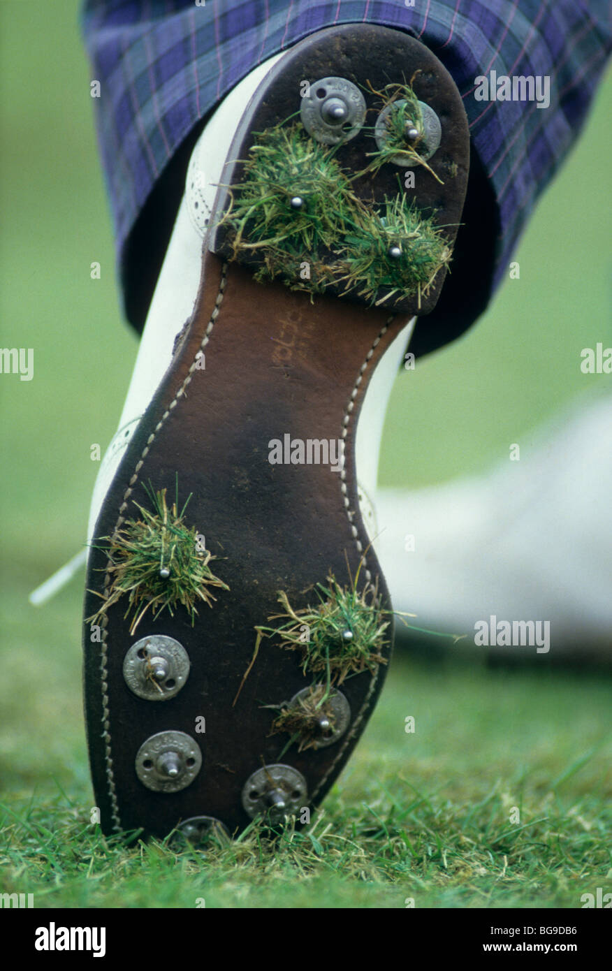 Golf shoes with spikes hi-res stock photography and images - Alamy