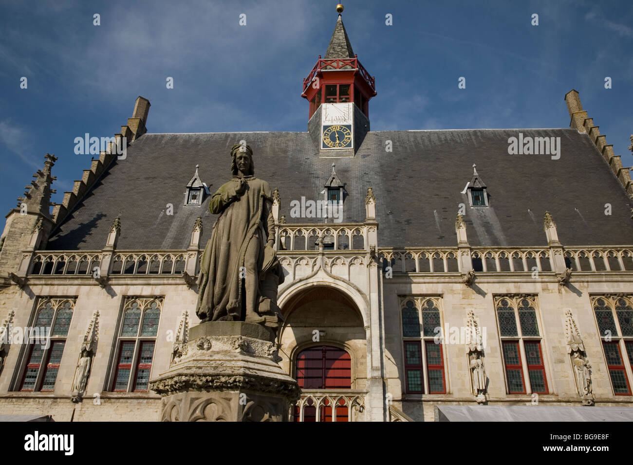 Town Hall, Damme, Belgium, Europe Stock Photo - Alamy