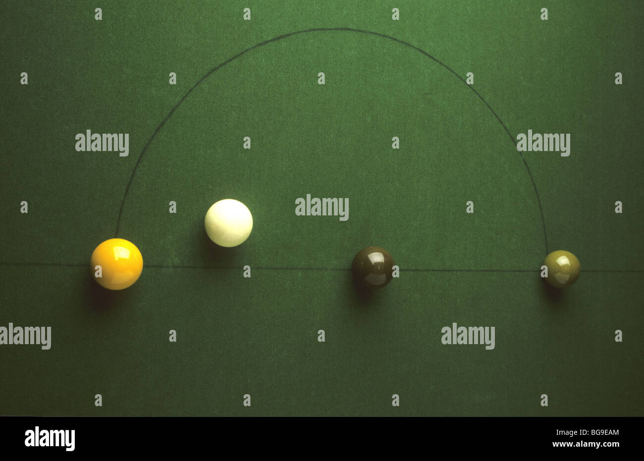 Baize snooker hi-res stock photography and images - Alamy