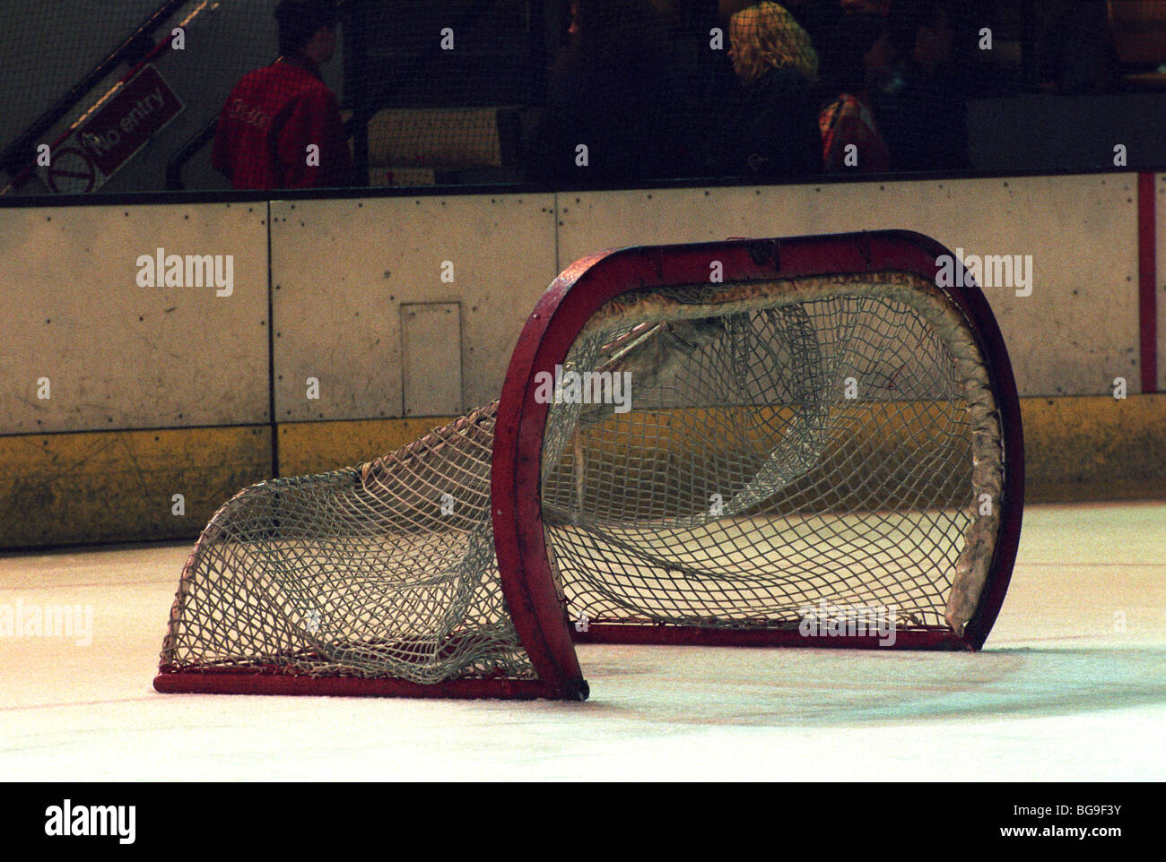 Ice hockey goal Stock Photo - Alamy