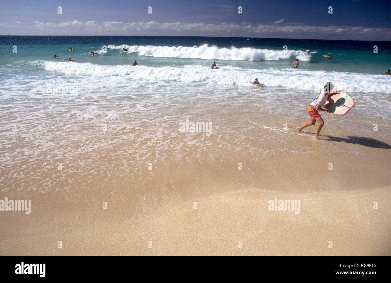 Vacation with boogie boards hi-res stock photography and images - Alamy